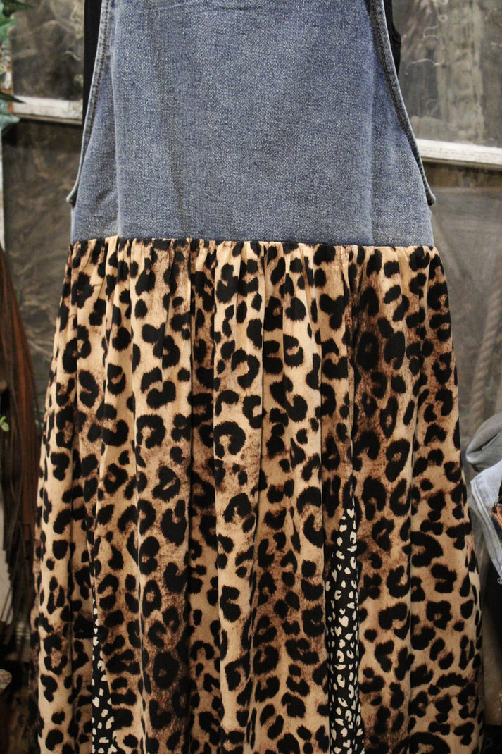 Leopard Print Overall Maxi Dress – Farm Girls Fancy Frills