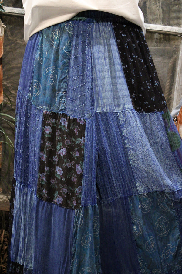 Patchwork Meadows Indigo Pants – Farm Girls Fancy Frills