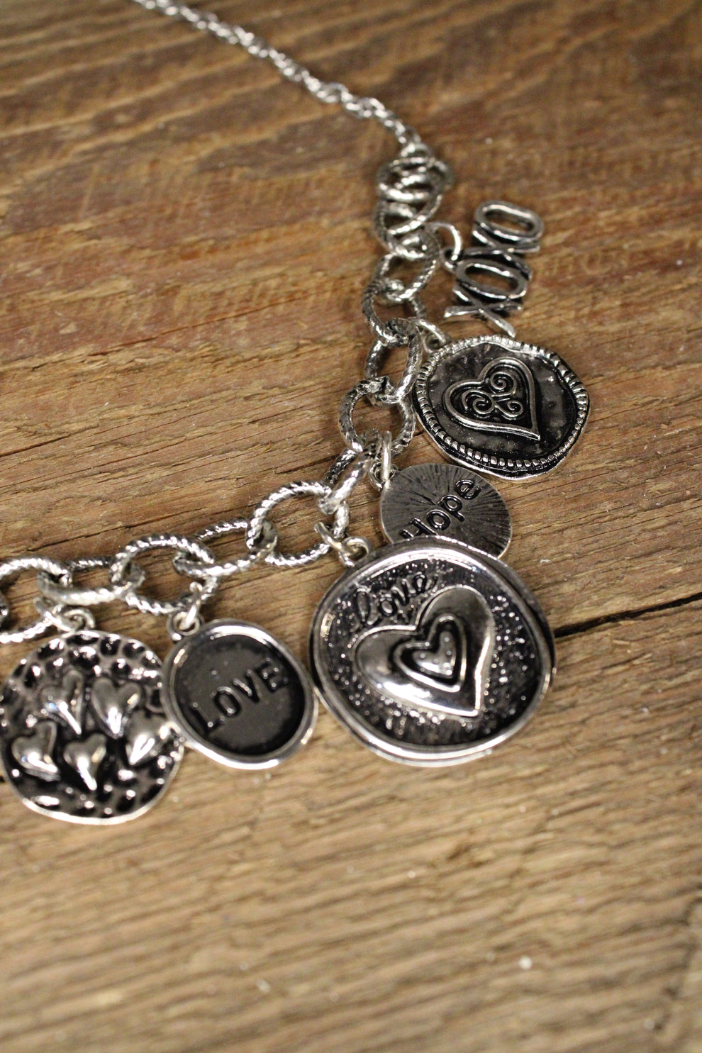 Love And Hope Charm Necklace – Farm Girls Fancy Frills