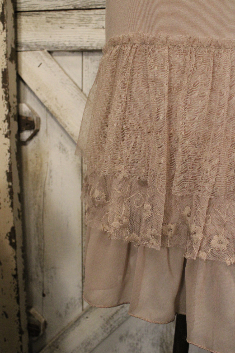 Lovely Layers Taupe Dress Extender – Farm Girls Fancy Frills
