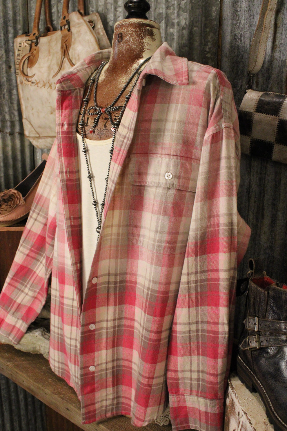 FGO Heart Haulin' Flannel – Farm Girls Fancy Frills