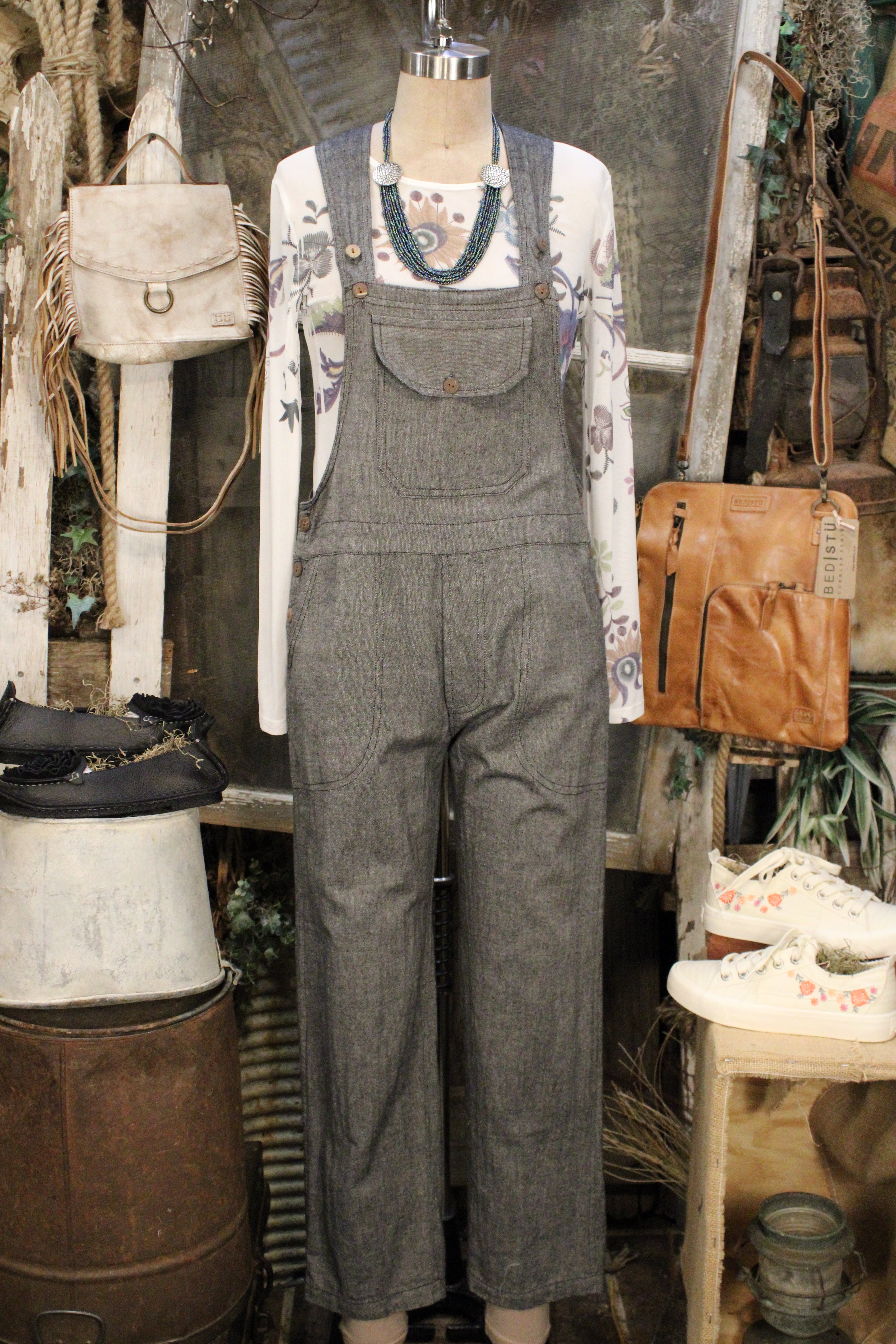 Earl Grey Overalls – Farm Girls Fancy Frills