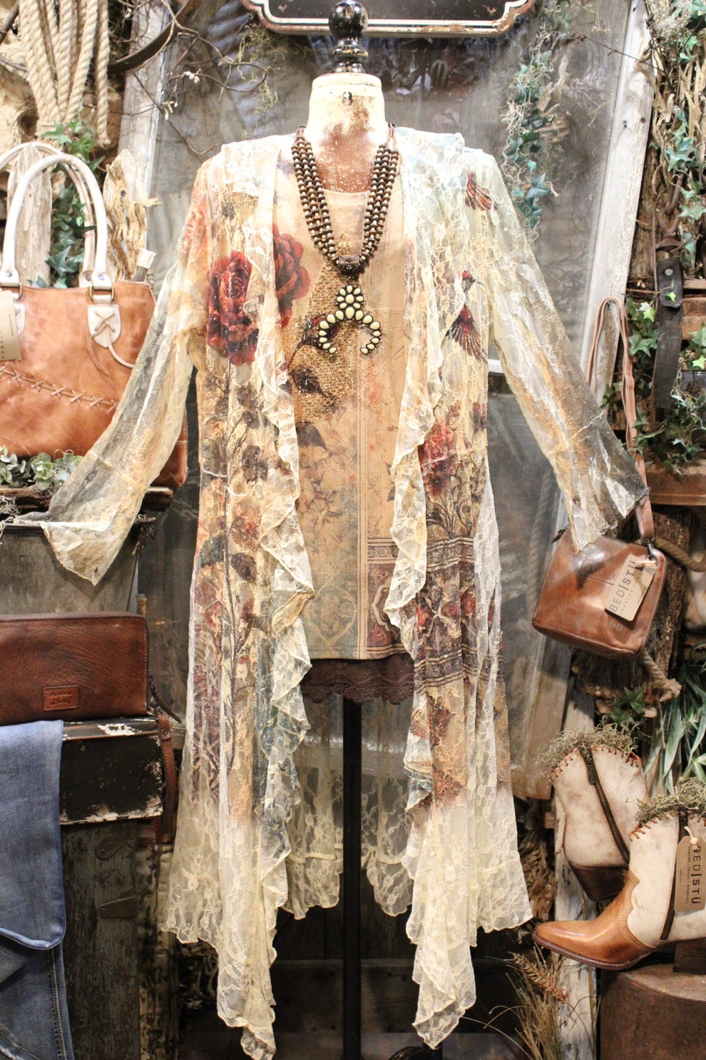 Fancy That Vintage Bird Beige Cardigan – Farm Girls Fancy Frills