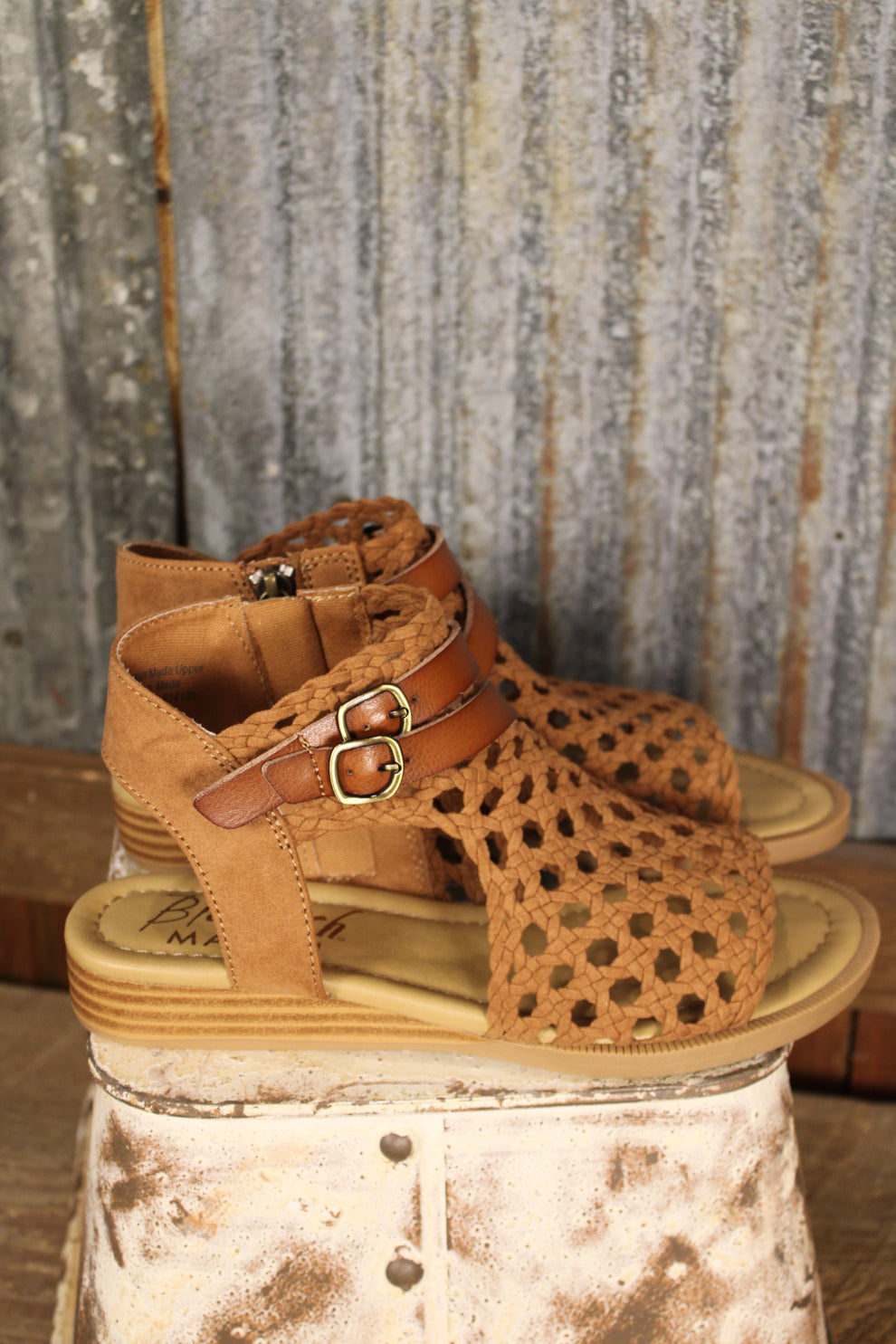 Anuella Cognac Sandals – Farm Girls Fancy Frills