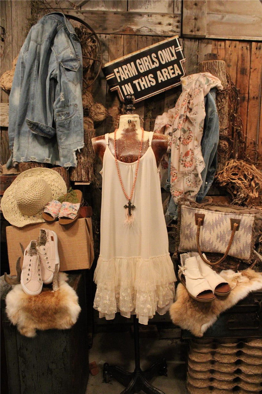 Lovely Layers Beige Dress Extender – Farm Girls Fancy Frills
