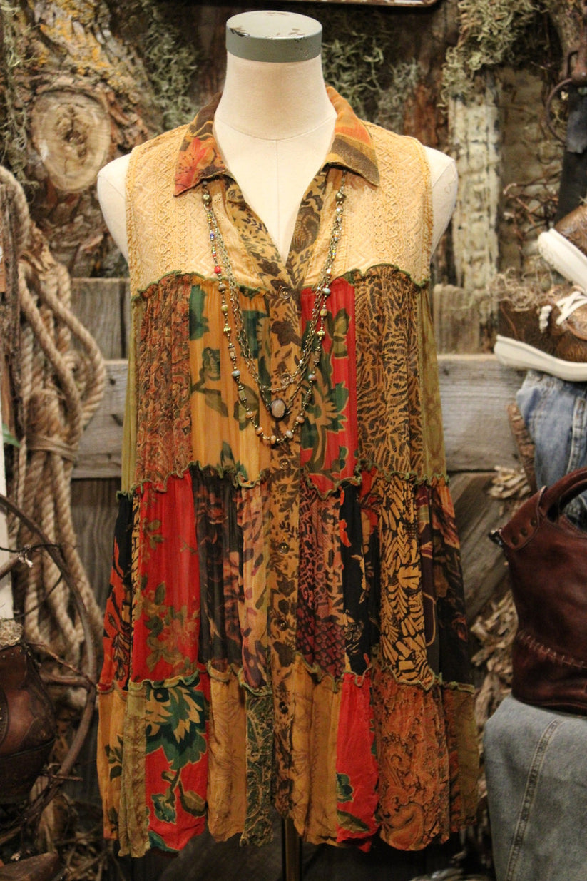 Patchwork Meadow Camel Tank – Farm Girls Fancy Frills