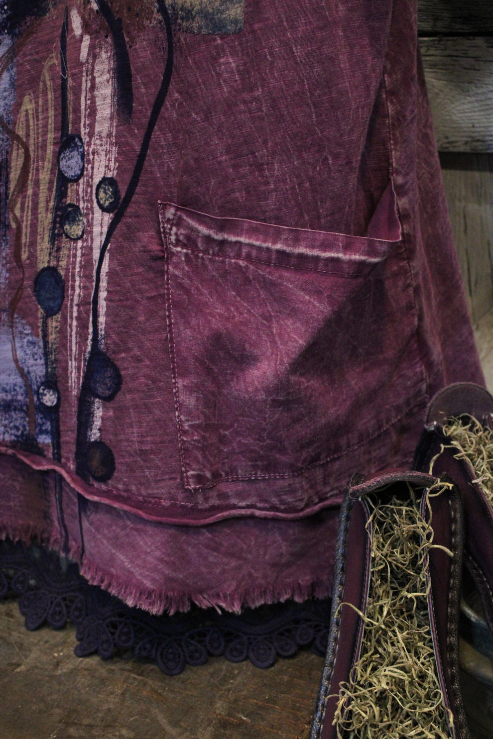 Fun in Plum Tunic – Farm Girls Fancy Frills
